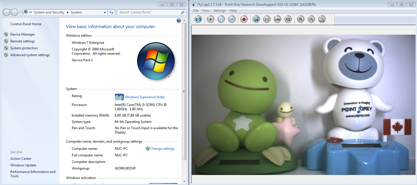 Using a USB 3.1 Camera with Intel NUC | Teledyne Vision Solutions